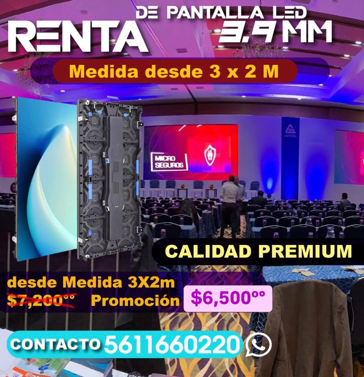 Renta de pantallas LED para eventos CDMX - FEELING Producción